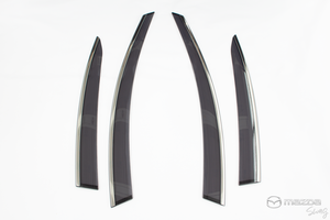 BDGH-V3-700 - 2019-2023 Mazda3 Sedan Side Window Deflectors (Set of 4 ...