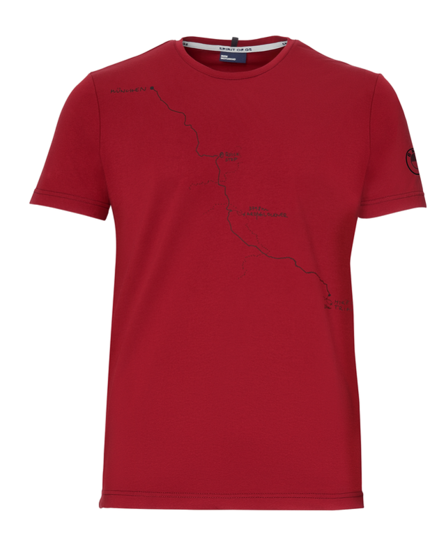 M-GSTripT-Shirt-RD - GS Trip T-shirt, Men, Red | BMW Motorrad USA