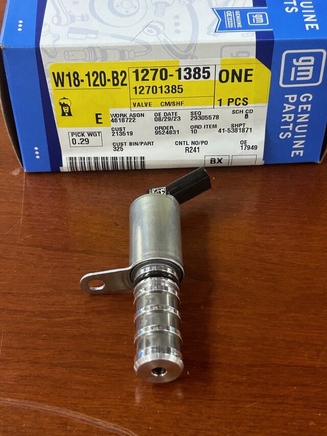 12701385 - Camshaft Position Actuator Solenoid Valve 2016-2023 GM ...