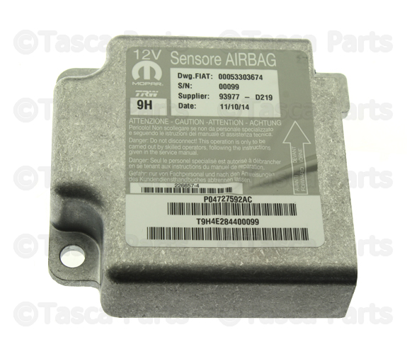 2014-2023 Ram Air Bag Control Module 68335042ac | TascaParts.com