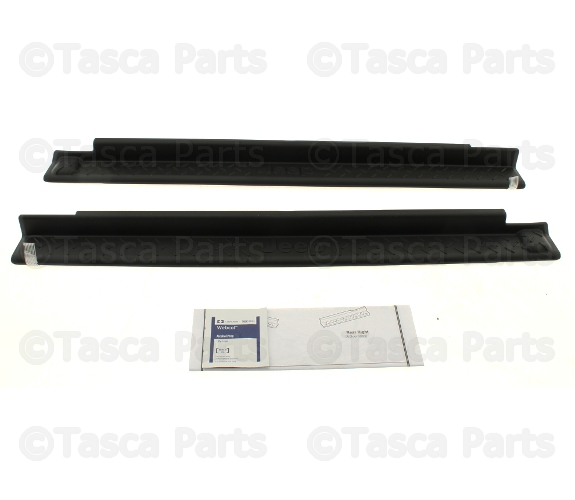 2009-2018 Jeep Wrangler Door Sill Guard - Black 82210104AB | TascaParts.com