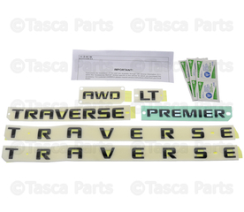 2018-2022 Chevrolet Traverse Emblem Set 84950540 | TascaParts.com