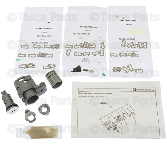 2009-2021 GM Front Door Lock Cylinder 20912091 | TascaParts.com