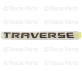 2018-2021 Chevrolet Traverse Black Driver Side Liftgate Vehicle Name ...