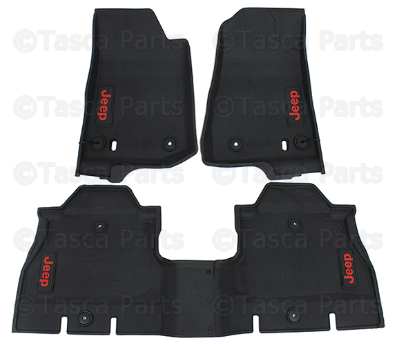 2018-2023 Jeep Wrangler Mat Kit-Floor - Complete 82216623ab ...