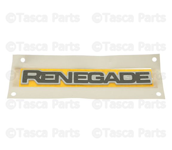 2015-2019 Jeep Renegade Nameplate - Passenger Side (RH) 68267207AA ...