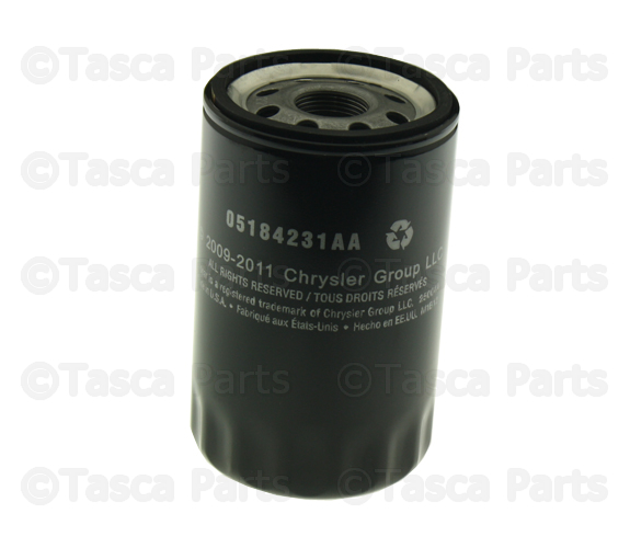 2009-2012 Mopar Oil Filter 5184231ab | TascaParts.com