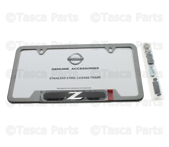 2003-2015 Nissan License Plate Frame (With Z Logo) - Black 999MB ...