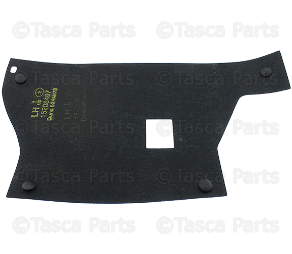 2007-2014 GM Driver Side Radiator Air Baffle 15208497 | TascaParts.com