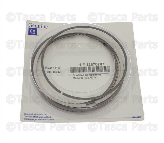 1999-2017 GM Piston Rings 12670787 | TascaParts.com