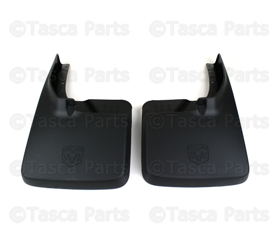 2013-2020 Ram Deluxe Molded Splash Guards, Black, Rear 82211228 ...