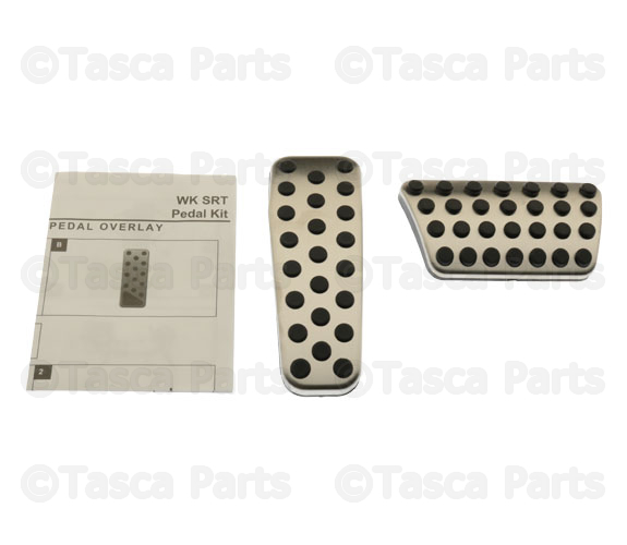 2012-2023 Mopar Accelerator and Brake Pedal Pad Set 5181565AB ...