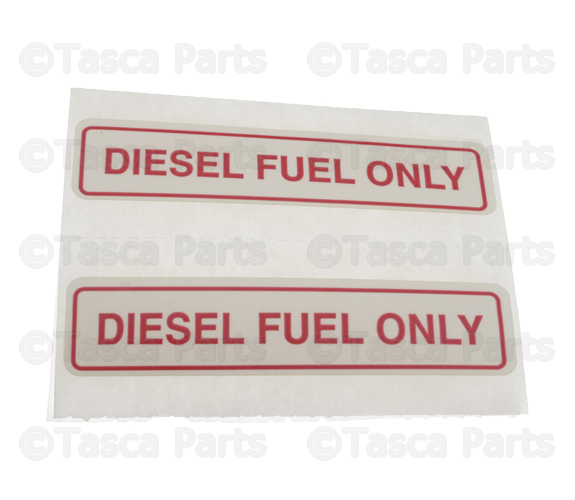 2001-2025 Mopar Diesel Fuel Only Label 4428652 | TascaParts.com