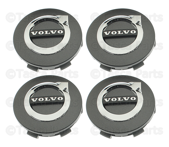 2016-2024 Volvo Hub Cap Kit - Dark Grey 31414935 | TascaParts.com