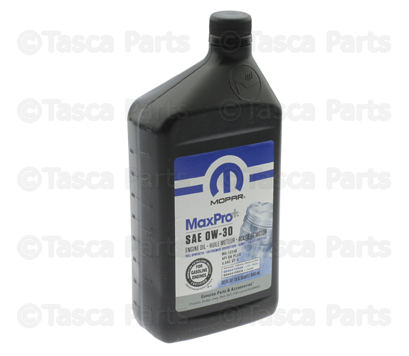 2015-2024 Mopar 0w30 Engine Oil 68523988aa | TascaParts.com