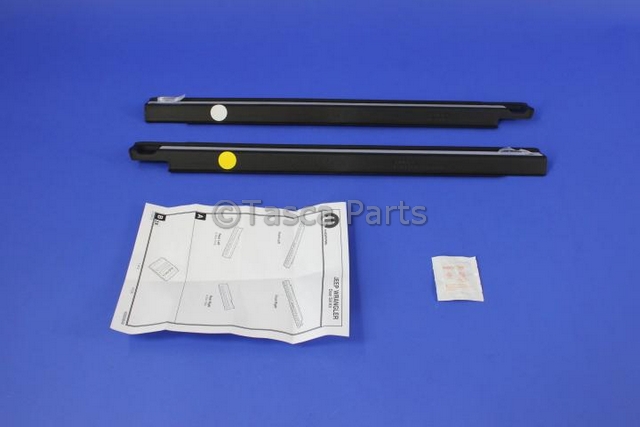 2009-2018 Jeep Wrangler Door Sill Guard - Black 82210104AB | TascaParts.com