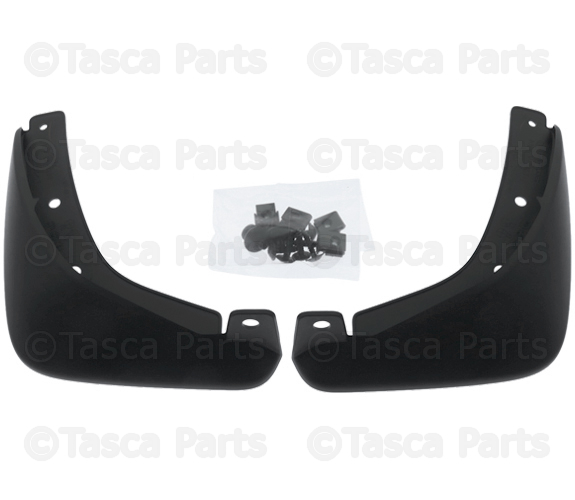 2019-2022 Mazda 3 Splash Guards - Rear - Black Plastic B0L6-V3-460A ...