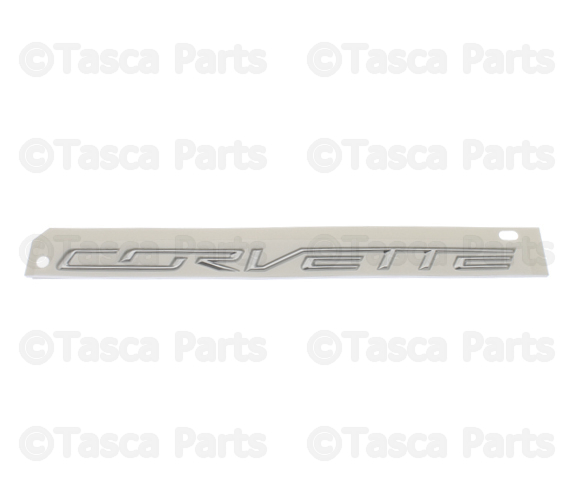 2014-2019 Chevrolet Corvette Bright Chrome Deck Lid Corvette Name Plate ...