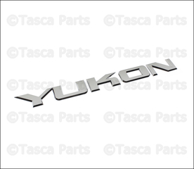 2007-2020 GMC Yukon Yukon Name Plate 15825690 | TascaParts.com