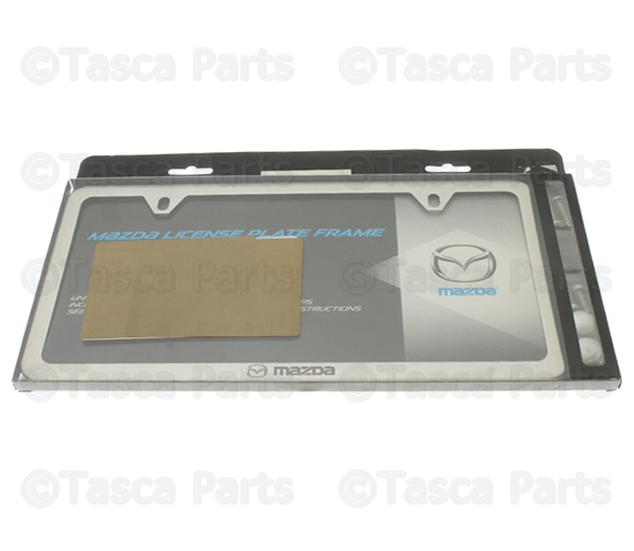 2006-2020 Mazda License Plate Frame, Slimline, Mazda Logo 0000-83-Z63 ...