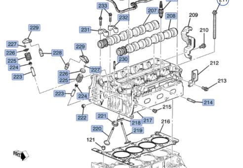 GM Parts | Genuine Engine Cylinder Head Assembly Part# 12703173 | GM ...