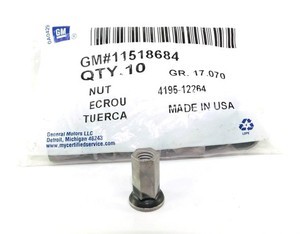 11518684 Nut - New OEM Part From GM Parts Direct | GM Parts Store