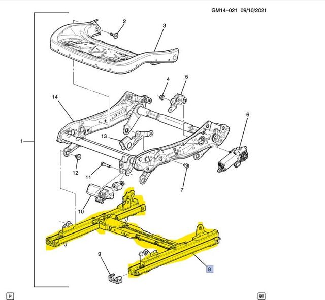 Buy Genuine GM Auto Parts - Track (Part # 13544690) | GM Parts Store