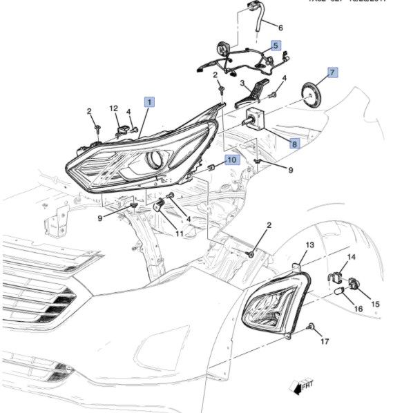Buy Genuine GM Auto Parts - Headlamp (Part # 84818199) | GM Parts Store