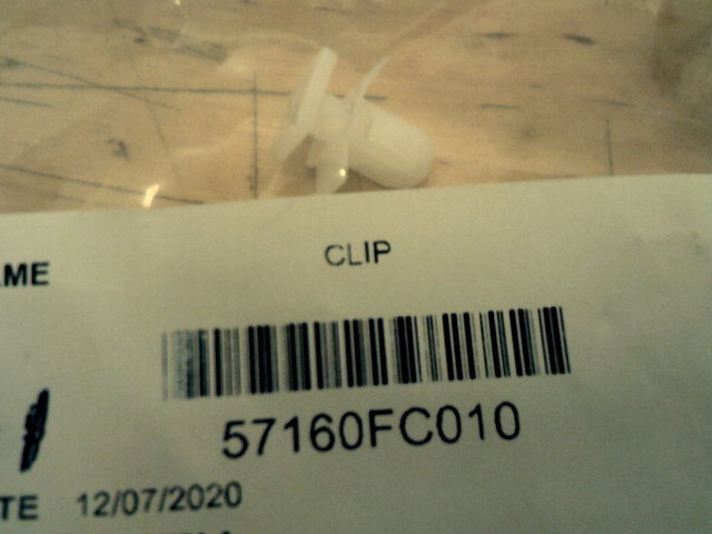 57160FC010 - Front Extension Fastener 1998-2005 Subaru Forester ...