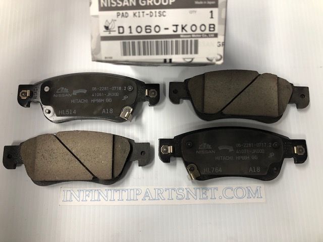D1060-JK00B (d1060jk00b) - 2007-2015 Infiniti Brake Pads | Infiniti ...