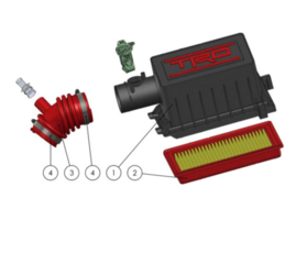 2018-2021 Toyota C-HR Trd Cold Air Intake System PTR03-1C160 ...