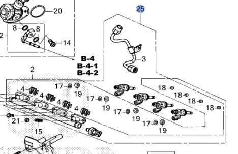 06160-5PA-305 - Injector Kit Fuel 2024 Honda CR-V | Honda Parts Online