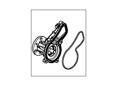 19200-R1A-A01 - Water Pump 2012-2015 Honda Civic | Honda Parts Online