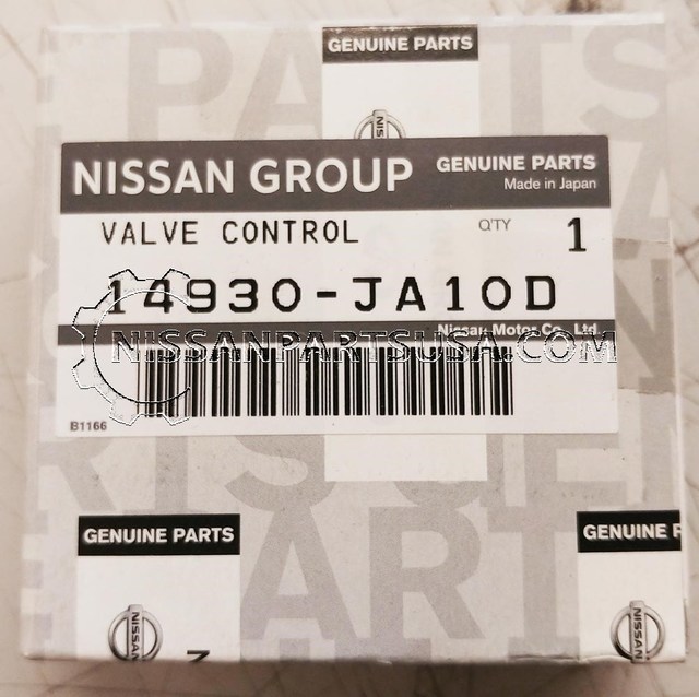 14930-JA10D | Nissan Valve Assy - Control - Genuine OEM | 14930JA10D ...