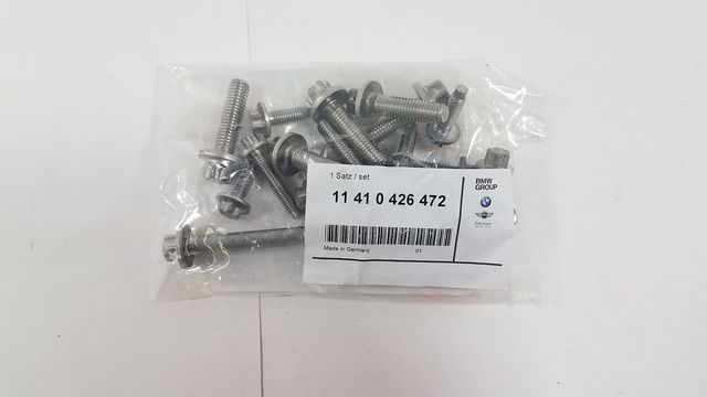 11410426472 - Set Of Aluminum Screws 11409941 (11-41-0-426-472) | BMW ...