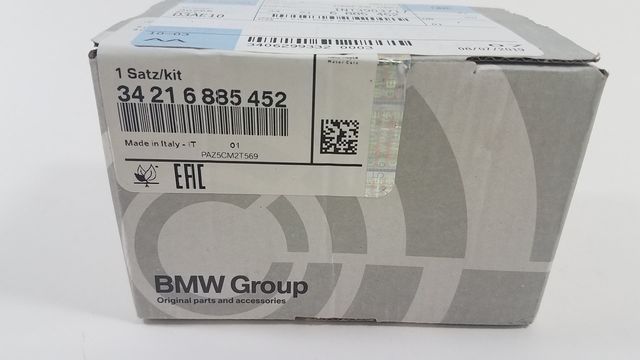 34216885452 - 2017-2021 BMW Rear Brake Pad Set (34-21-6-885-452) | BMW ...