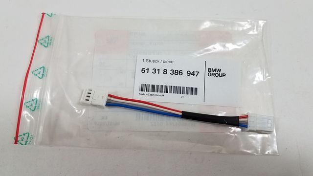 61318386947 - 2000-2006 BMW Connector Wire (61-31-8-386-947) | BMW of ...
