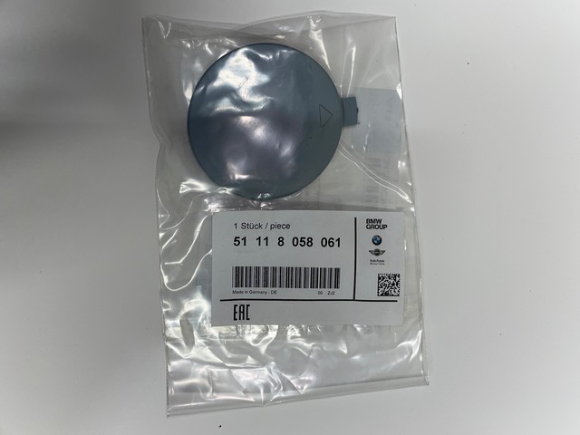 51118058061 - 2014-2021 BMW Tow Eye Cap (51-11-8-058-061) | BMW of ...