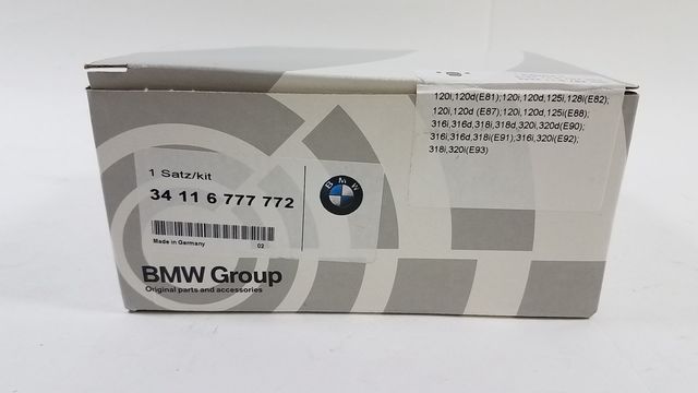 34116777772 - 2008-2011 BMW Front Brake Pad Set (34-11-6-777-772) | BMW ...