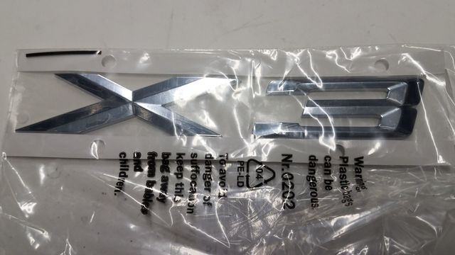 51147362473 - 2011-2017 BMW X3 X3 Emblem (51-14-7-362-473) | BMW of ...