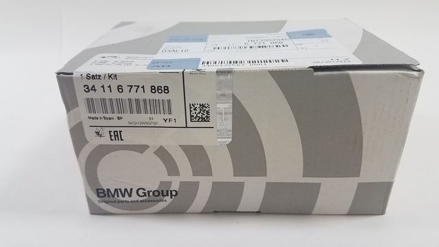 34116771868 - 2006-2011 BMW Brake Pads Front (34-11-6-771-868) | BMW of ...