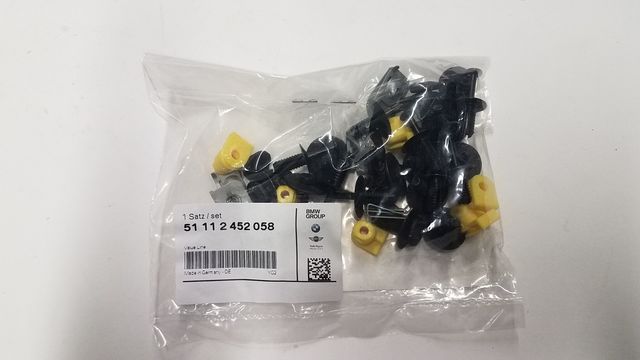 51112452058 - Set Of Mounted Parts Bumper 519810 (51-11-2-452-058 ...