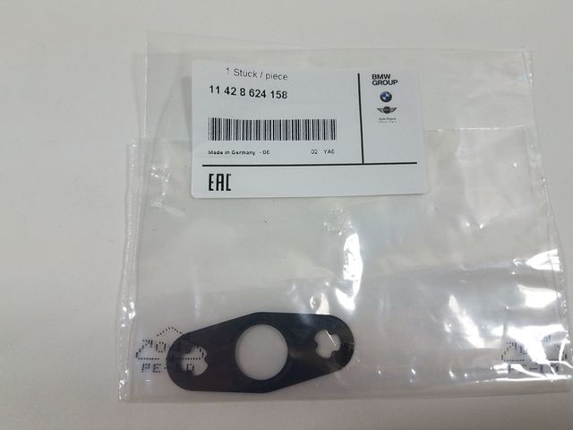 11428624158 - 2012-2024 BMW Oil Return Tube Gasket (11-42-8-624-158 ...