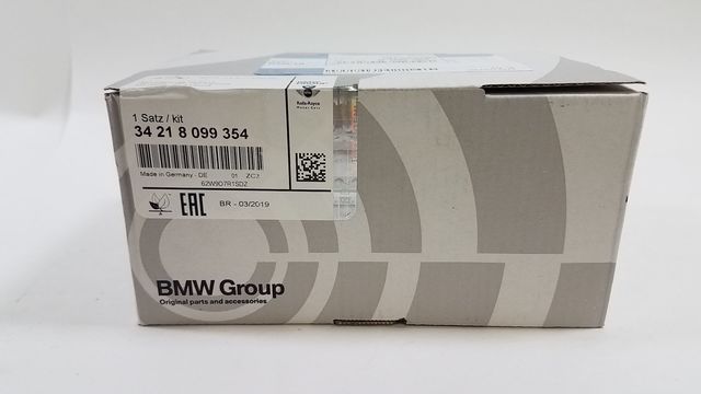 34218099354 - 2015-2020 BMW Brake Pads Rear (34-21-8-099-354) | BMW of ...