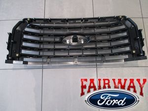 15 thru 17 F-150 OEM Genuine Ford Parts Chrome 5-Bar Grille Grill w/o ...