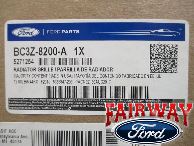 2011-2016 Ford 11 thru 16 Super Duty F-250 F-350 OEM Ford Grille Grill ...