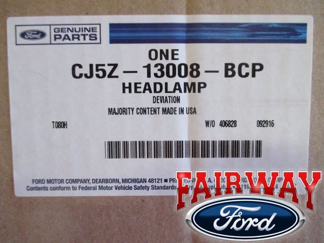 2013 thru 2016 Escape OEM Ford Xenon HID Head Lamp Light LEFT Driver ...