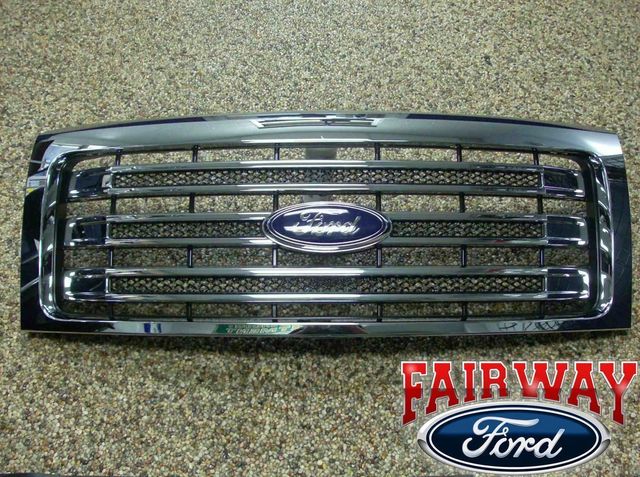 2013-2014 Ford F-150 2009 thru 2014 F-150 OEM Genuine Ford Parts Chrome ...