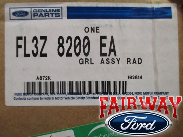 15 thru 17 F-150 OEM Genuine Ford Parts Chrome 5-Bar Grille Grill w/o ...