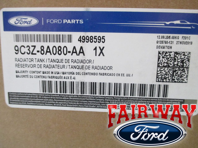 2008-2010 Ford 09 thru 10 Super Duty F250 F350 OEM Ford Coolant Bottle ...